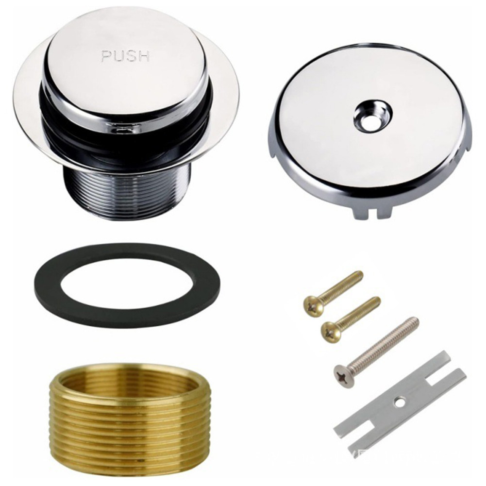 Jual 1set Single Hole Bathtub Drain For Tub Drain Single Hole Overflow ...
