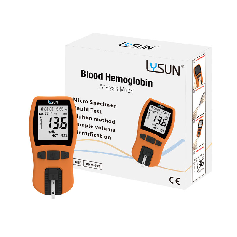 Jual BEST Hemoglobin Analysis Tester Meter Home Hb Analyzer Anemia ...