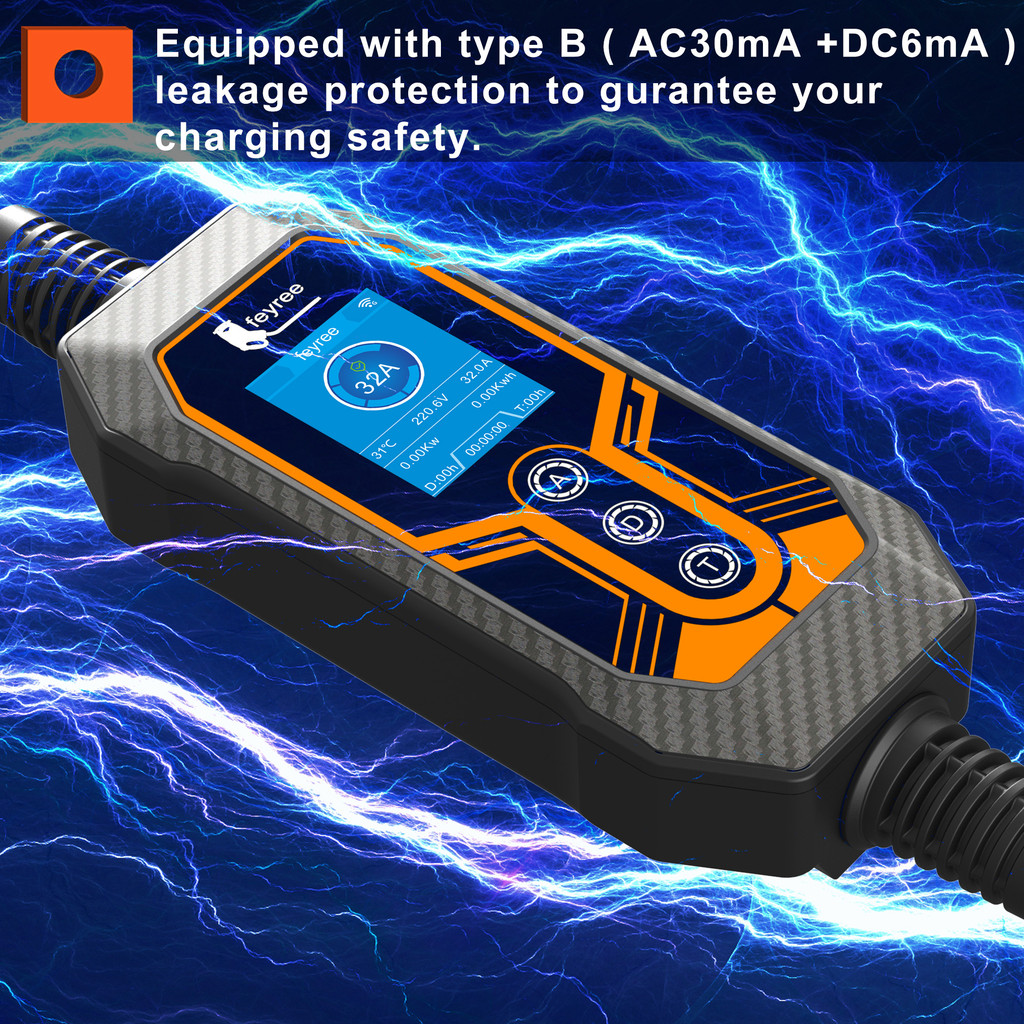 Jual feyree EV Charger Wallbox TS-NACS Socket 32A 7KW 1Phase APP ...