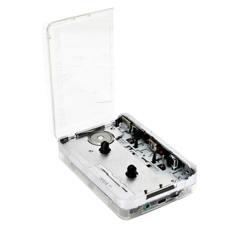 Jual Cassette Player Portable Tape Recorder To Mp3 Full Transparent ...