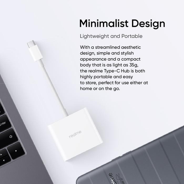 Jual realme Type C Docking Hub - Dual Ports Mutiple-system ...