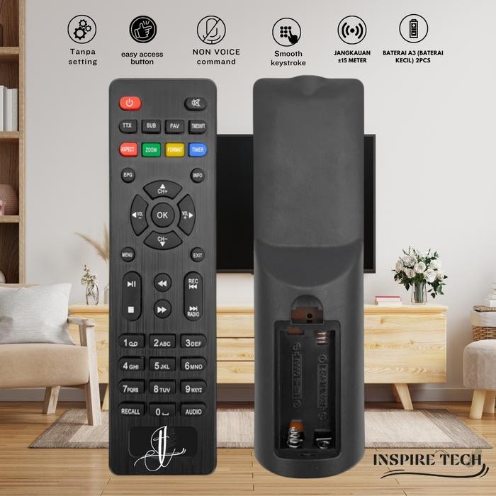 Jual Remot Remote Set Top Box Dvb T2 Matrix Apple Merah Stb Hd Dvb T2 ...