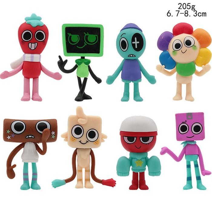 Jual DANDYS WORLD Roblox Action Figure Set Isi 8pcs Cake Topper ASTRO ...