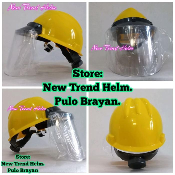 Jual Helm APD Face Shield Pelindung wajah helm proyek not helm LTD ...
