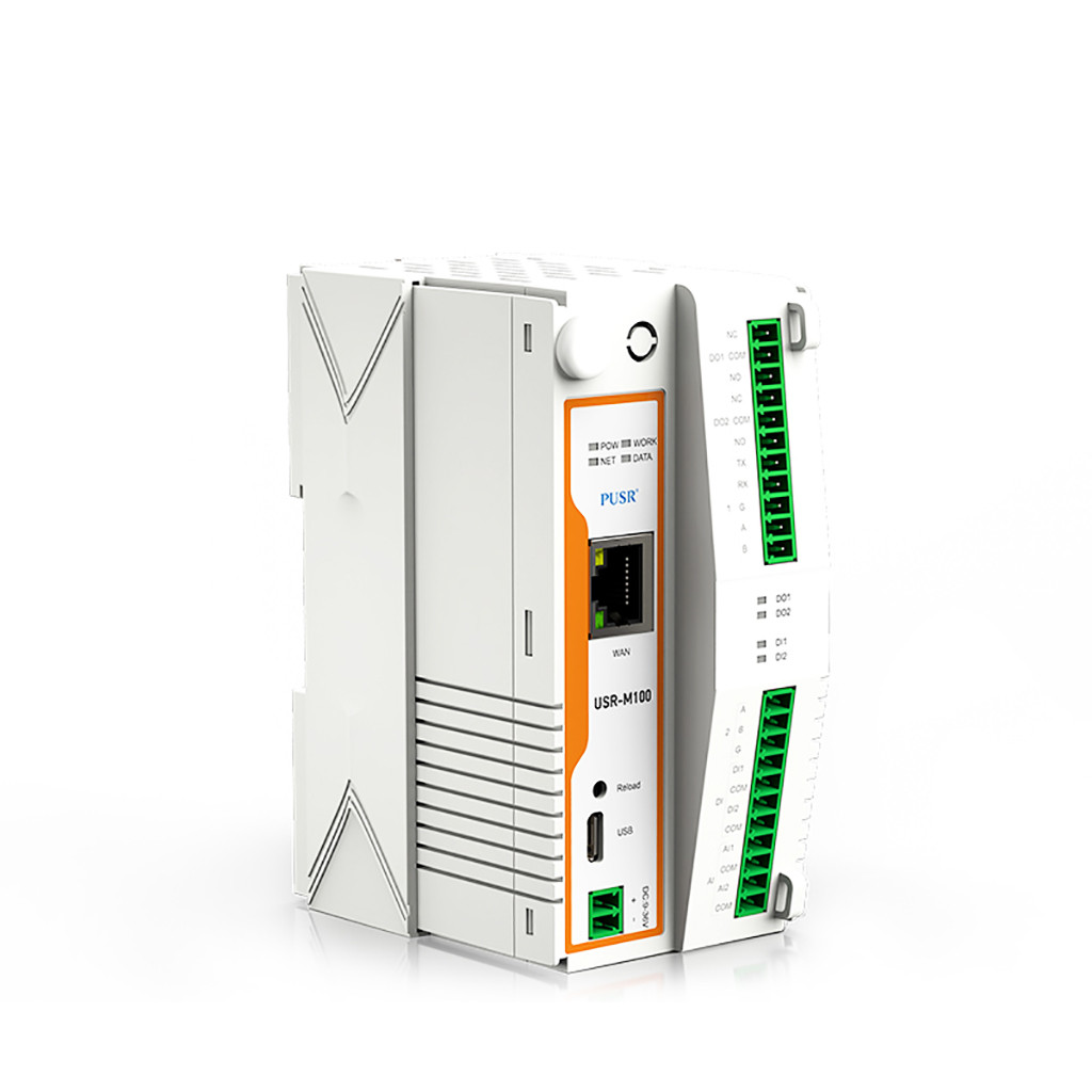 Jual Usr-M100 Remote Modular Io Edge Computing Gateway Mqtt/Ssl Modbus ...