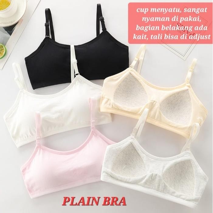 Jual (Expert) TOKYOBERRY PLAIN BRA PAKAIAN DALAM BH ANAK SD SMP SMA ...