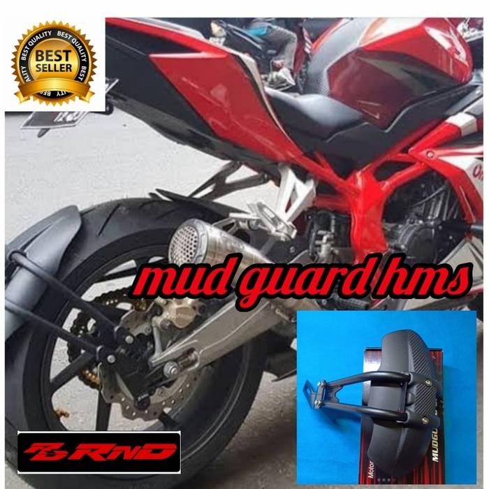 Jual HmS new Mudguard motor universal mudguar karbon pelindung lumpur ...