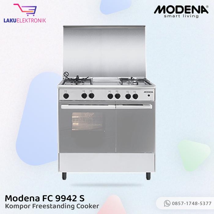 Jual Kompor Gas Oven Free Standing Modena Fc 9942 S - Freestanding ...