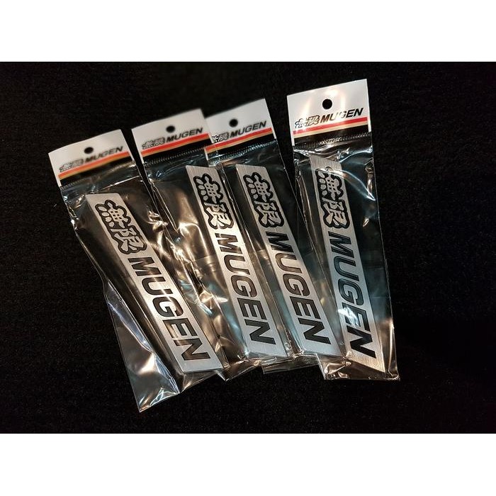 Jual Emblem Metal Plate MUGEN Large / Emblem Mugen Original Mugen Japan ...