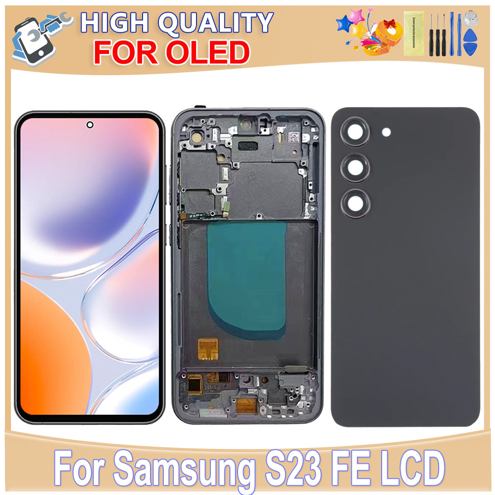 Jual Oled For Samsung S23 Fe Lcd Display Touch Screen Digitizer For ...