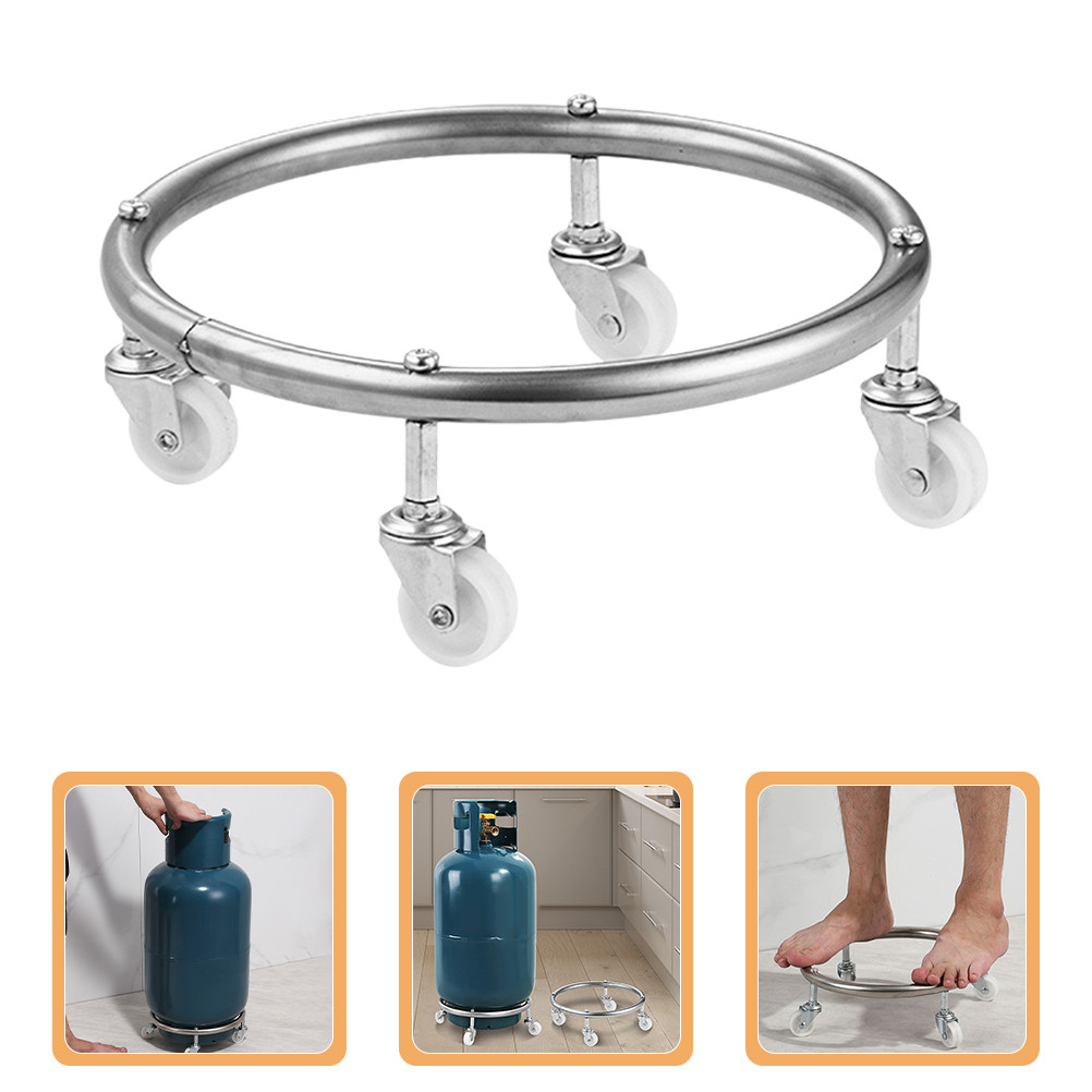 Jual Stainless Steel Gas Bottle Bracket Propane Tank Holder Cylinder ...