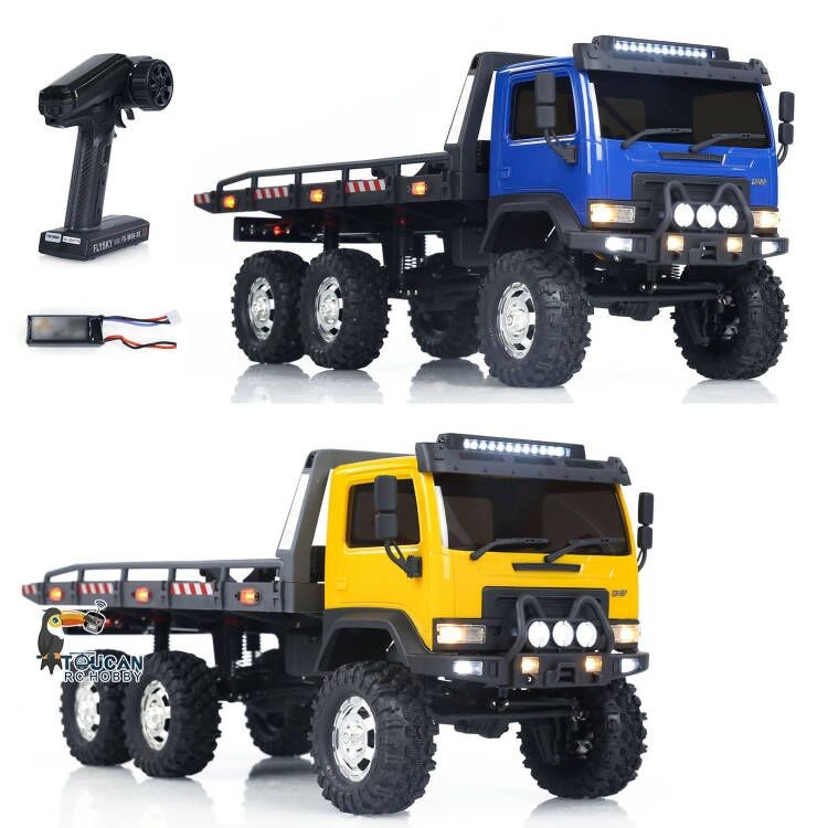 Jual 1/18 Rtr Rc Crawler 6X6 Flatbed Truck Rock Car Hobby Plus Cr18P ...