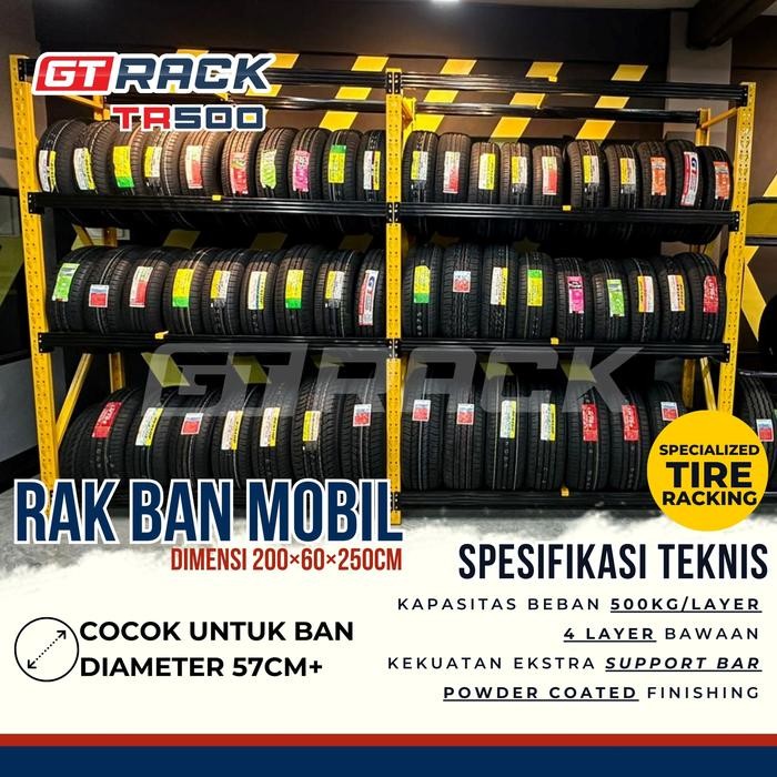 Jual RAK BAN MOBIL GT RACK TR500 TIRE RACKING DISPLAY RODA SUSUN 4 ...