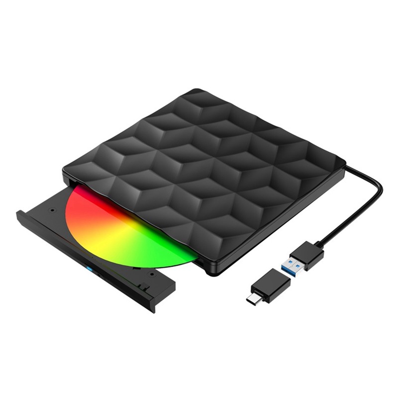 Jual Portable CD DVD Rewriter Burner Writer External Drive USB 3.0 Type ...