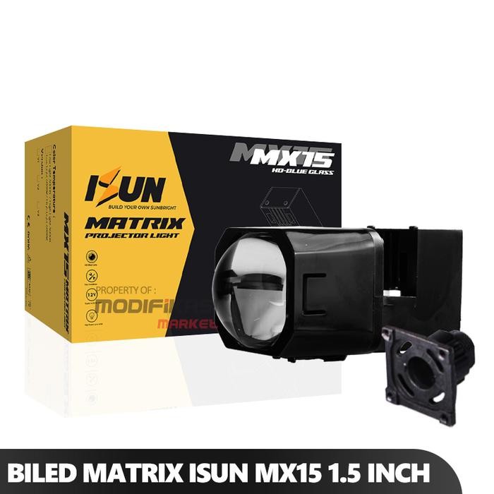 Jual Lampu Projector Lens BILED Matrix iSUN MX15 Matrix X1 Mini ...