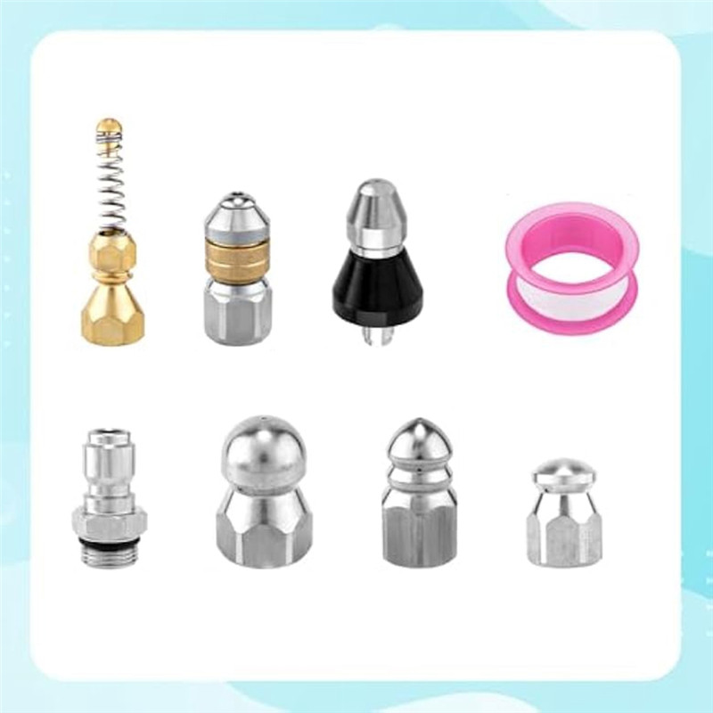 Jual ABCA-Sewer Jetter Nozzle Kit Sewer Nozzles Pressure Washer Sewer ...
