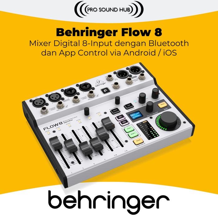 Jual Behringer Flow 8 Flow8 Mixer Digital Usb Audio Interface Soundcard ...
