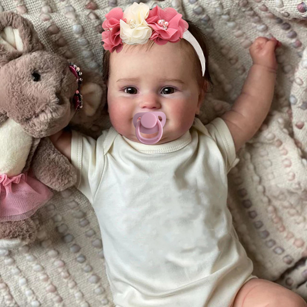 Jual MRB 50CM Full Vinyl Body Girl Waterproof Reborn Doll Maddie Hand ...