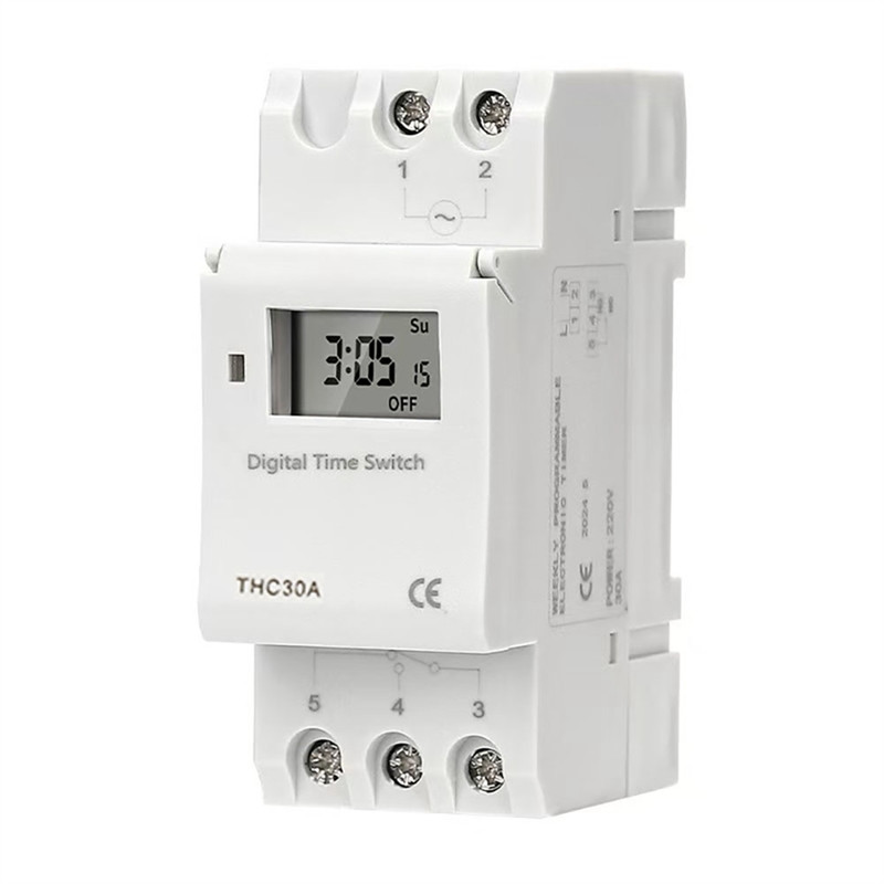 Jual Programmable Din Rail Relay 2 Wire Weekly Seven Days Timer ...