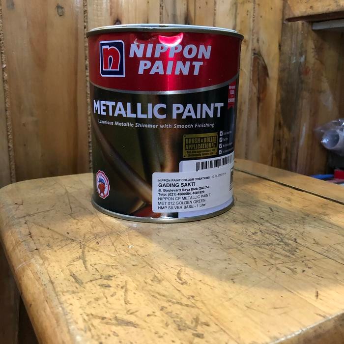 Jual Nippon Metallic Paint Solvent Based Cat Dinding , Kayu , Logam 1 ...