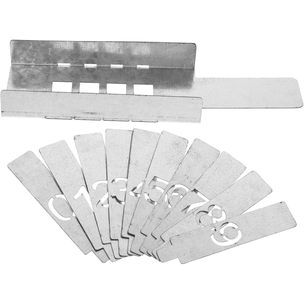 Jual Numbered Plate Iron Drawing Stencils Digital Slot Graffiti Diy ...
