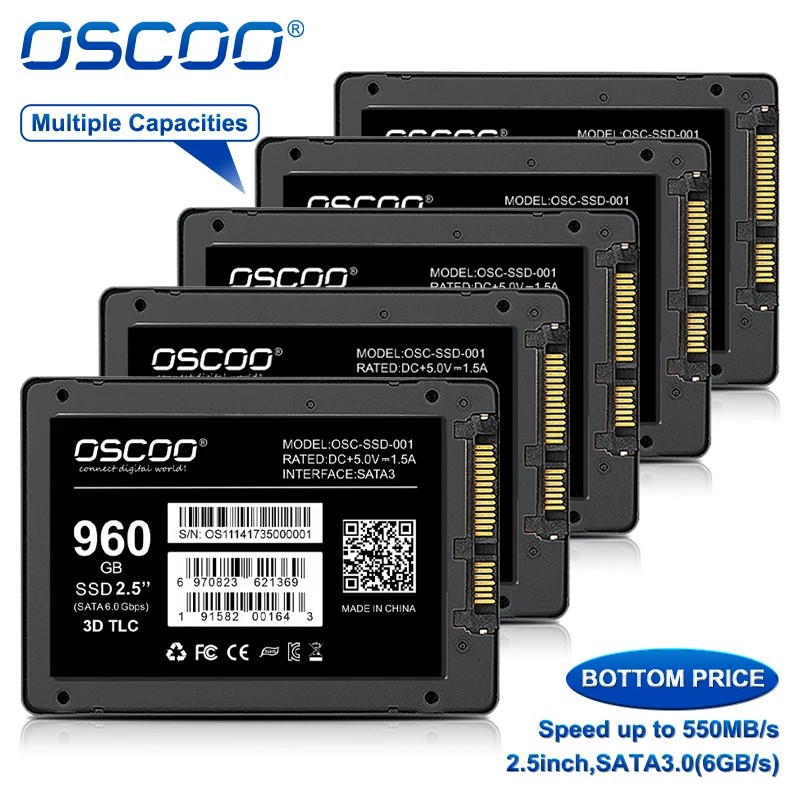 Jual OSCOO Ssd 2 5 Sata 1tb Wholesale Price 2PCS/4PCS/1PCS Hard Disk ...