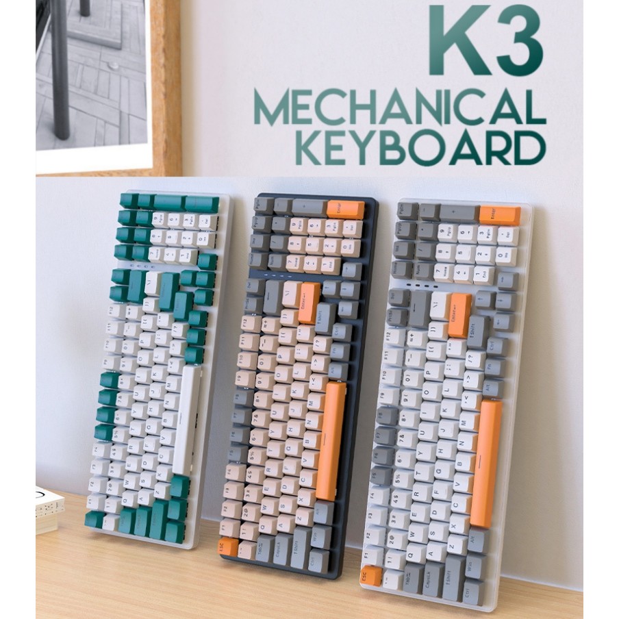 Jual Mechanical Keyboard Hot Swap 100 Keys 98% Layout Spanish Russian ...