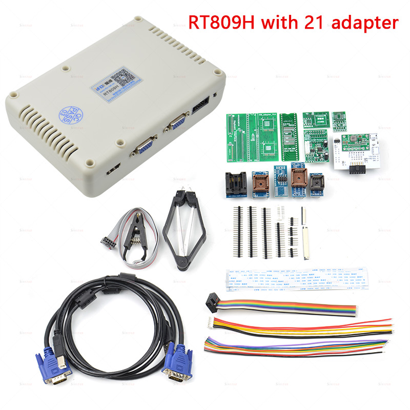 Jual RT809H Universal Programmer +21 Adapter High-Speed EMMC-Nand Flash ...