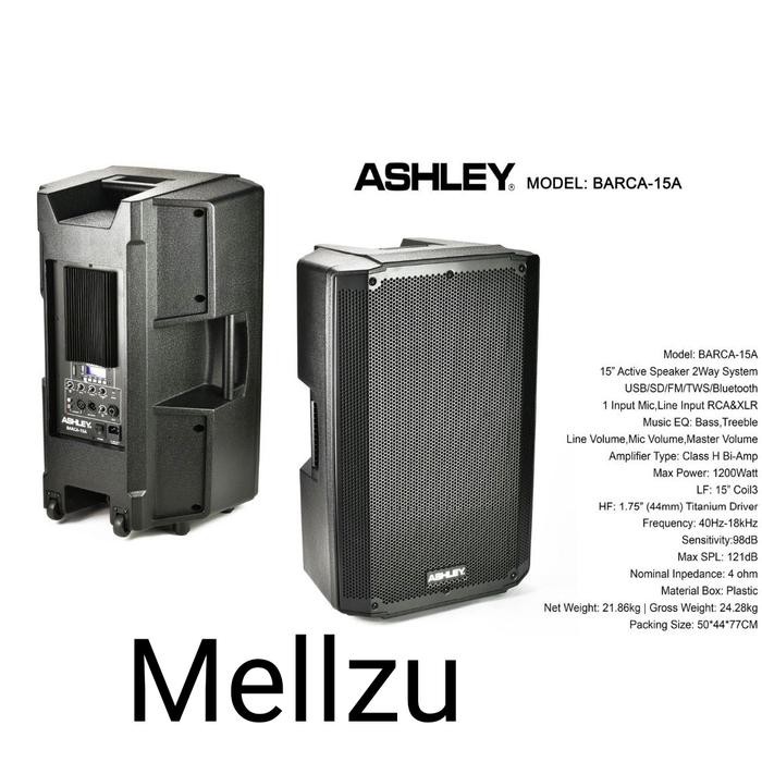 Jual Speaker Aktif Ashley Hero 15A Original Active Ashley HERO15A 15 inch | Shopee Indonesia
