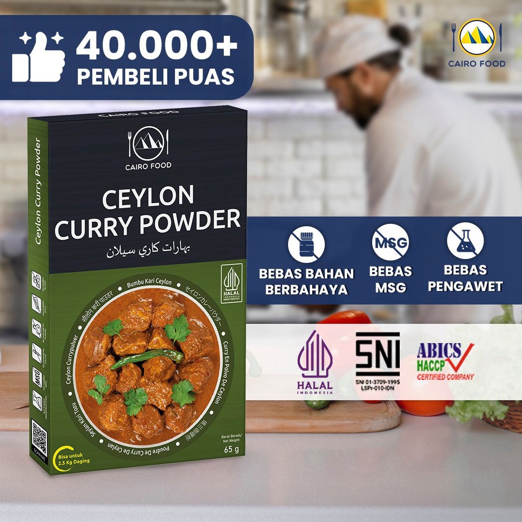 Jual Cairo Food - Bumbu Kari Ceylon Asli Rempah | Shopee Indonesia