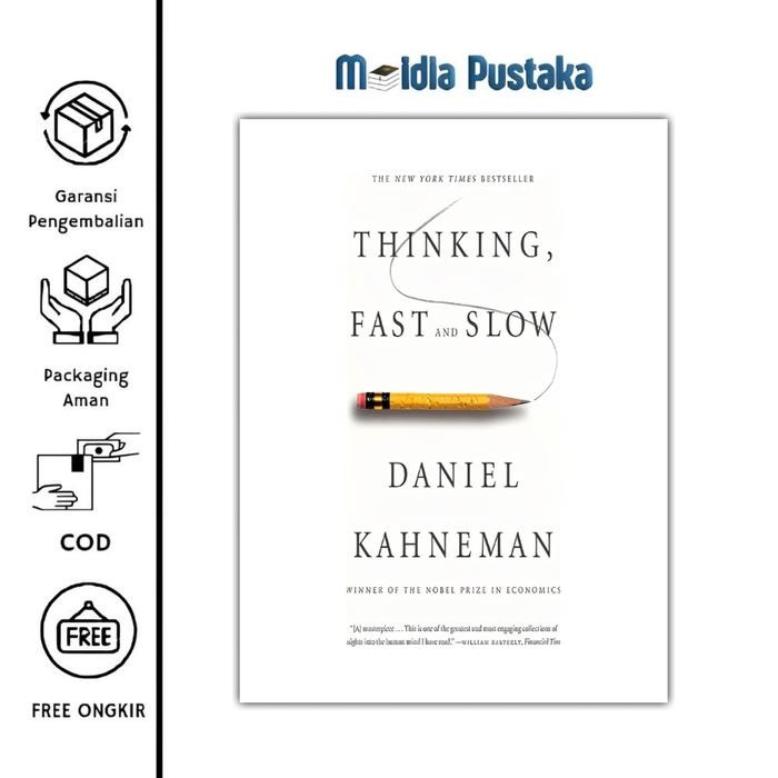 Jual Thinking, Fast And Slow Daniel Kahneman (English/Indonesia) | Shopee Indonesia