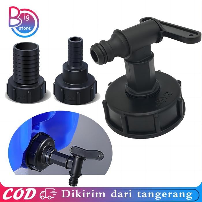 Jual Konektor Tangki IBC S60x6 IBC Tank Adaptor Kran Air Adaptor Tangki ...
