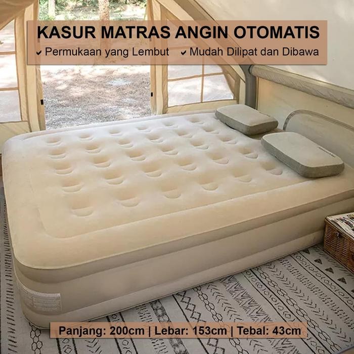 Jual Matras Kasur Angin Tiup Otomatis Pompa Elektrik Inflation Outdoor ...