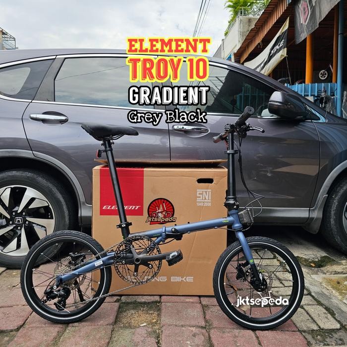 Jual Sepeda Lipat Element Troy 10 Gradient | Shopee Indonesia
