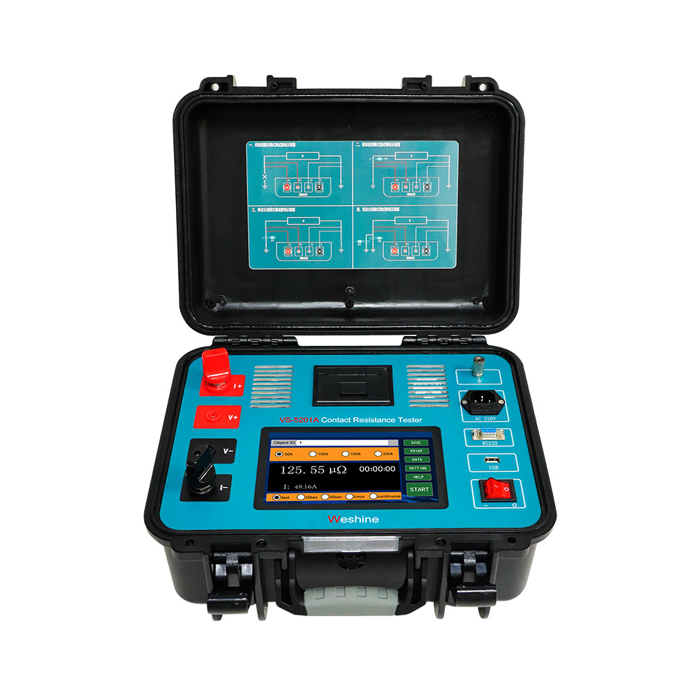 Jual 50A to 500 a Micro Ohm Meter Contact Resistance Tester100A Loop ...