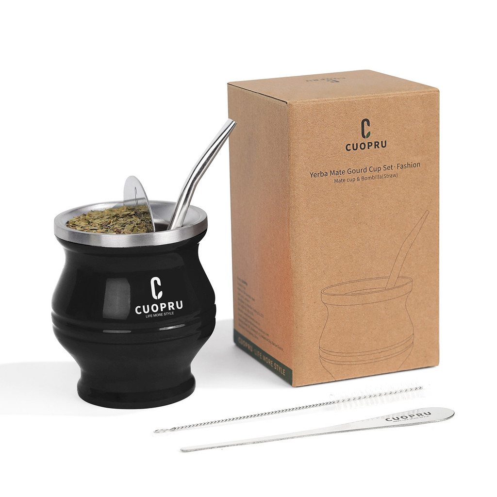 Jual Yerba Mate Cup Bombilla Set - The 5 in 1 Yerba Mate set includes a ...