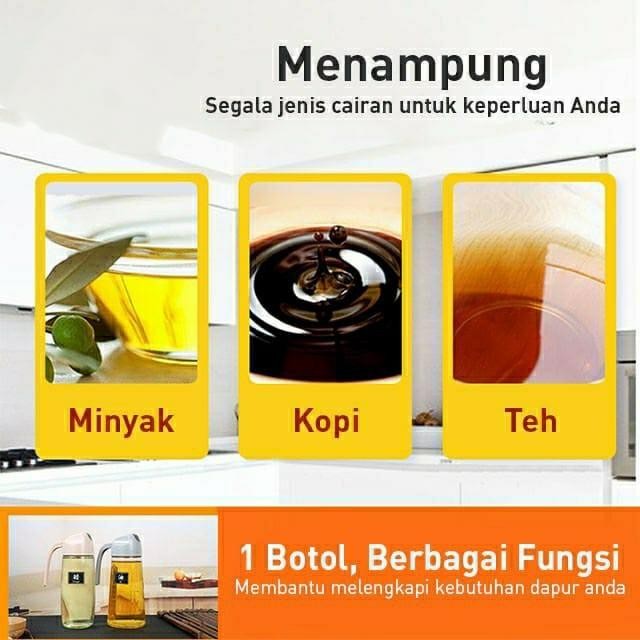 Jual Botol Kaca Tebal Tempat Minyak Saos Sambal Kecap Kopi Teh Penutup ...