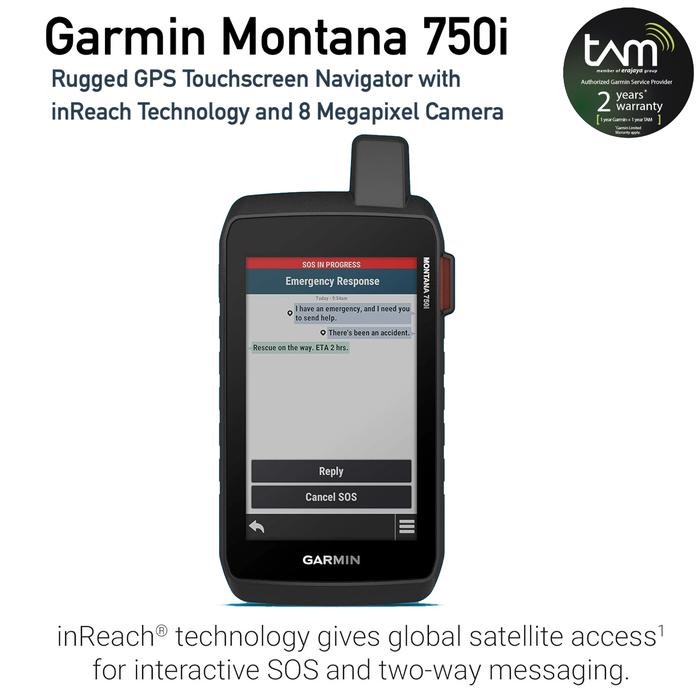 Jual Garmin Montana 750i - GPS Touchscreen Navigator inReach Technology ...