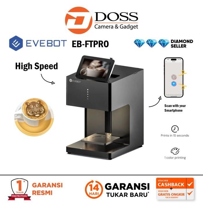Jual TERBARU Evebot Coffee Printer EB-FTPRO Color Printer Kopi EB FT PRO | Shopee Indonesia