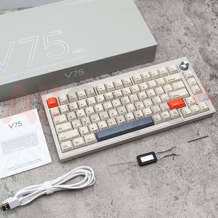 Jual (Expert) CIDOO V75 - Pre-built 75% 81 keys Hotswappable Mechanical ...