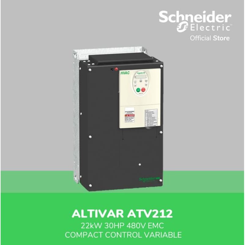 Jual ORIGINAL Schneider Electric ATV212 VSD Inverter 22kW 30HP ...