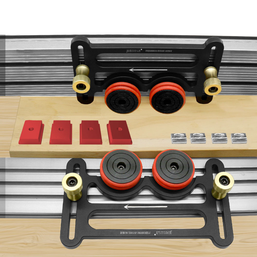 Jual Woodworking Precision Stock Guides - Aluminum Roller Guides Safety ...