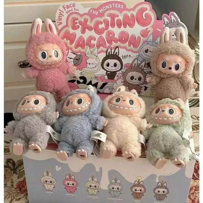 Jual Popmart Boneka Labubu Exciting Macaron The Monster V1 Viral ...