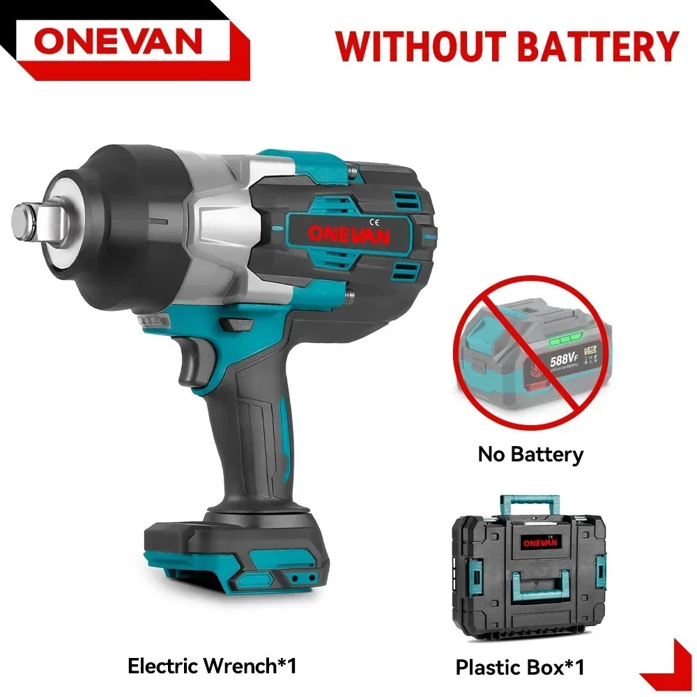 Jual Baru ONEVAN 3500N.M Brushless Electric Impact Wrench 3/4 inch High ...