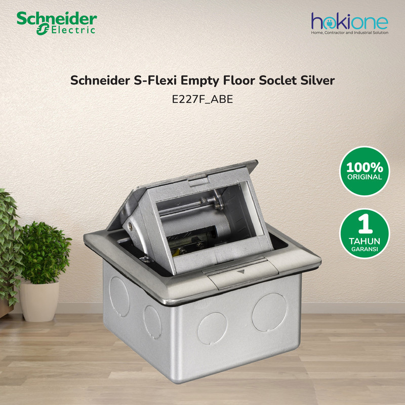 Jual Schneider S-Flexi Box Floor Socket Silver - E227F_ABE | Shopee ...