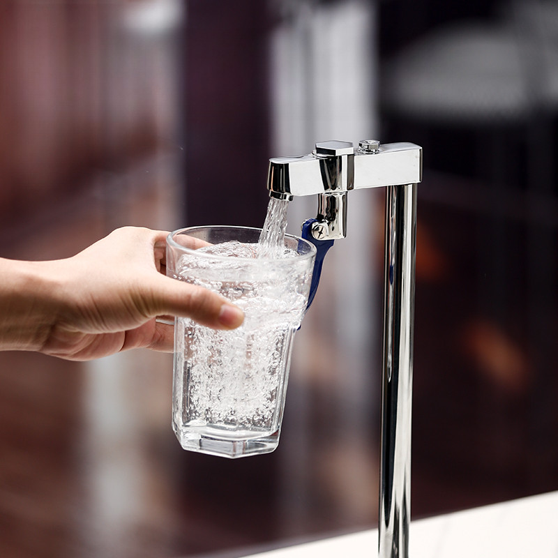Jual Push cup faucet Cafe direct drinking faucet Push rod water ...