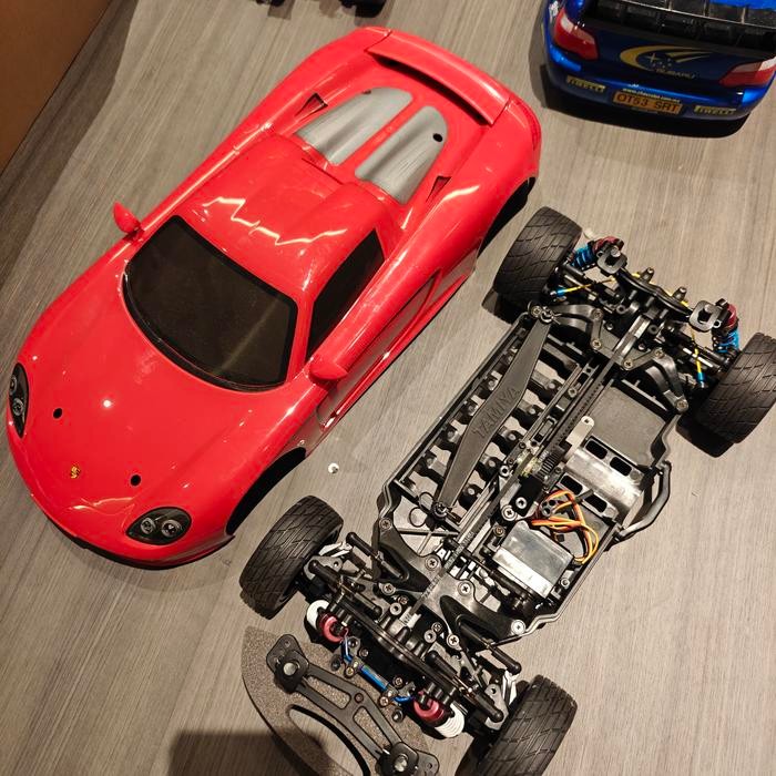 Jual rc tamiya 1/10 ta05 chassis Ferrari 360 Modena new option | Shopee ...