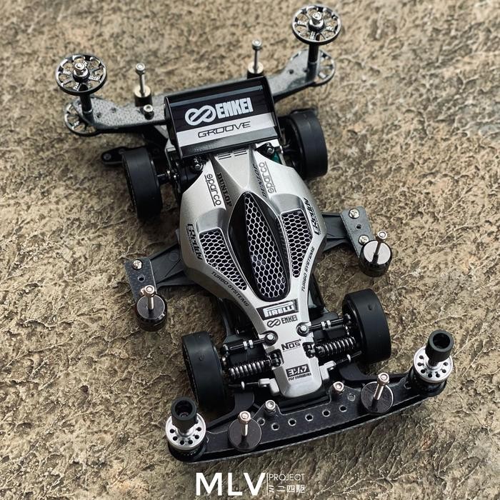 Jual Tamiya Custom Avante JR. Grey On Black Special Limited Side Damper ...