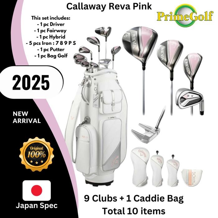 Jual Stick Golf Full Set Callaway Reva Pink Ladies Original Japan ...