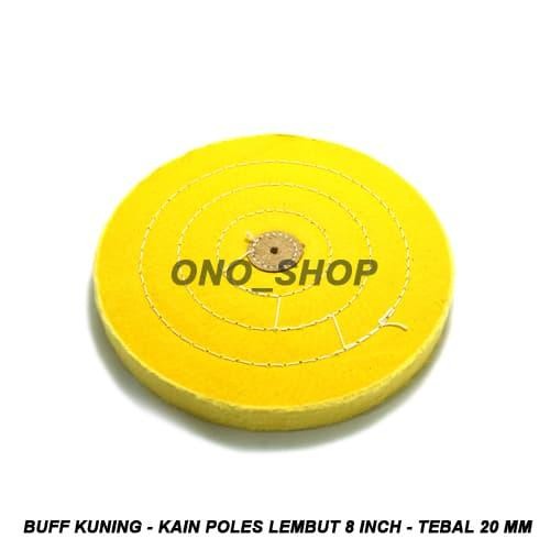 Jual Buff Kuning - Kain Poles Lembut 8 Inch - Tebal 20 Mm | Shopee ...